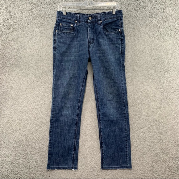 Bally | Jeans | Bally Bally Womens Size 3 Denim Blue Jeans Crop Pants ...